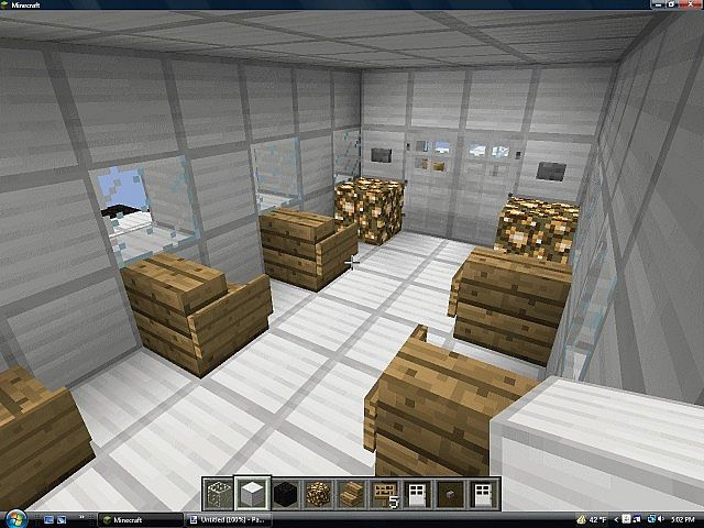 A Two Floor Passenger Air Plane Minecraft Map