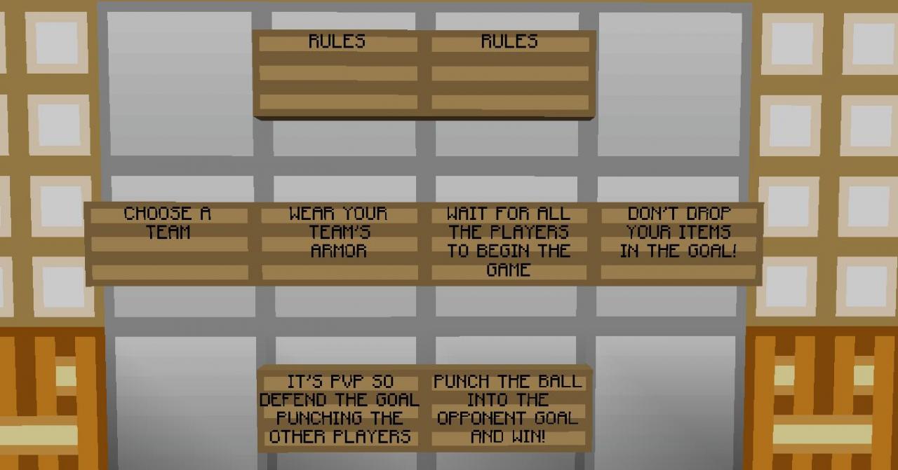 [MINIGAME] [1.4.4] SOCCER IN MINECRAFT Minecraft Map