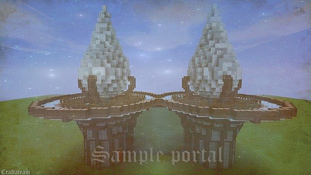 Sample portal Minecraft Map