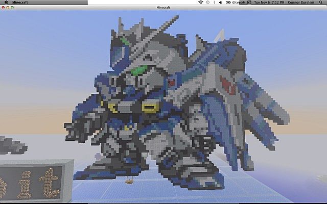 Hi-Nu Gundam Minecraft Map