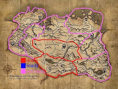 Skyrim project cancelled! Minecraft Map