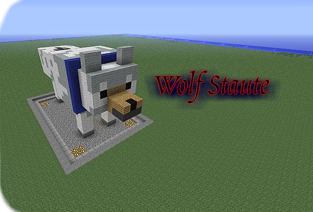 Wolf Statue Minecraft Map