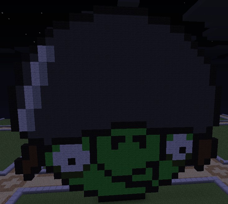 Angrybirds Pixel Art ~ Creative Pixel Project Minecraft Map