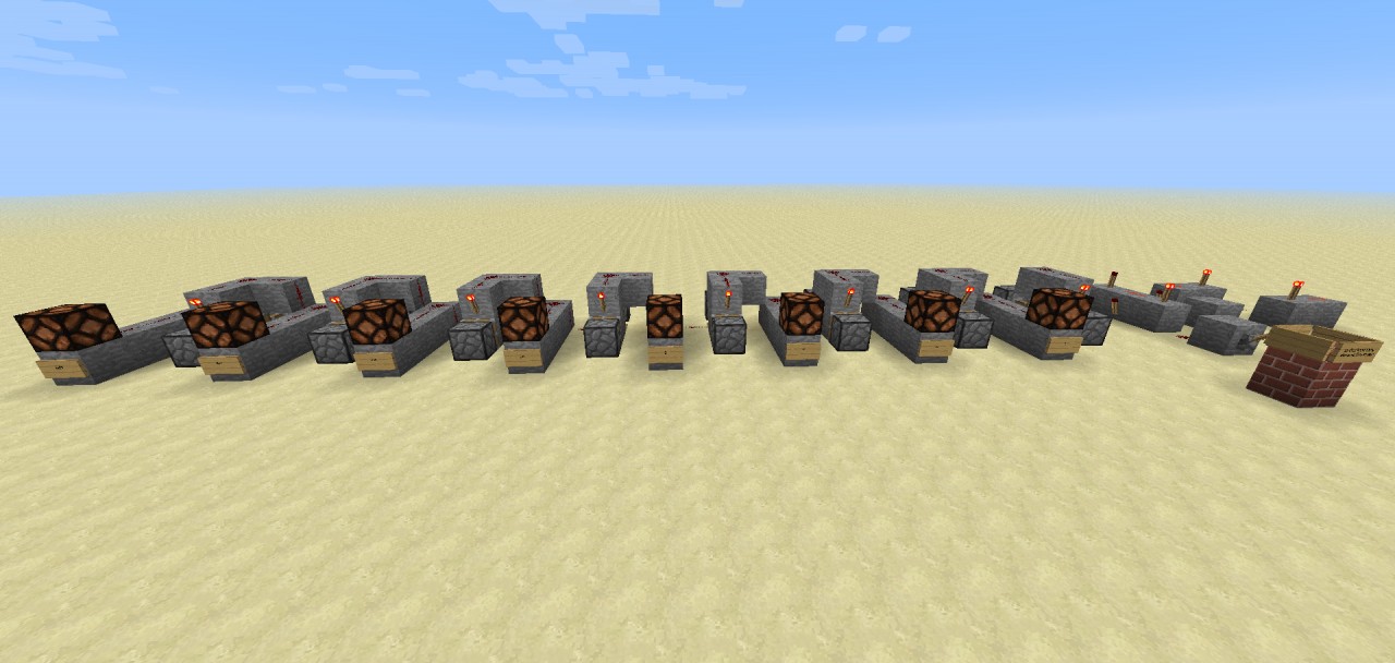 Binary Counting Machine Minecraft Map