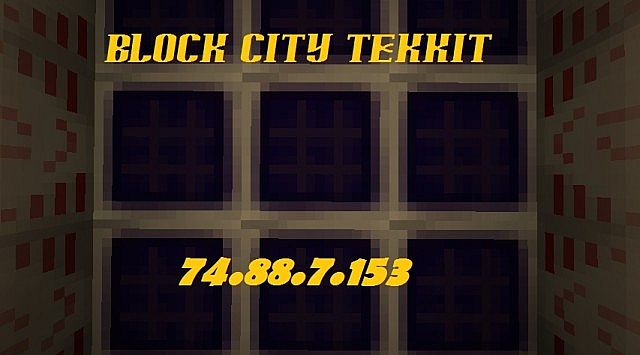 Block City Tekkit Server[No Whitelist][No EE] Minecraft Server