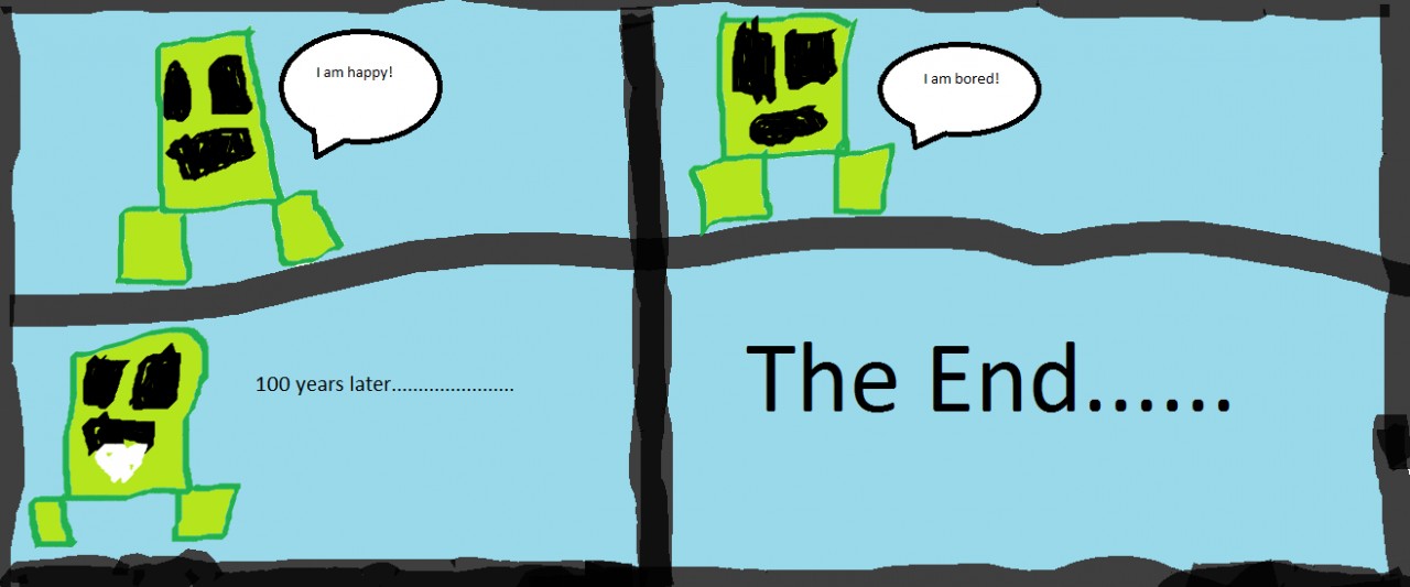 The creeper comic Minecraft Blog