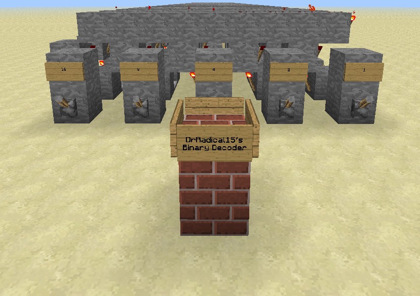Binary Decoder Minecraft Map
