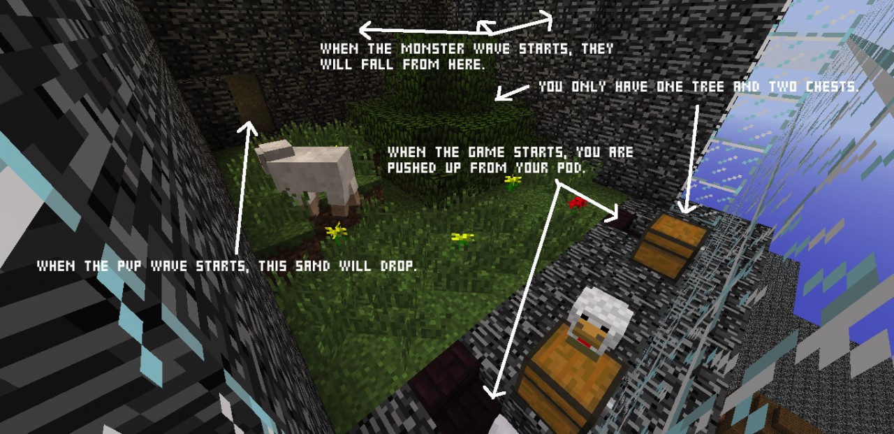 BoxedIn PVP MAP - Multiplayer Survival Minecraft Map