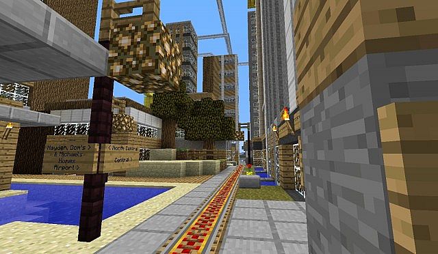 Modern City - Subway - Electrical Grid Minecraft Map