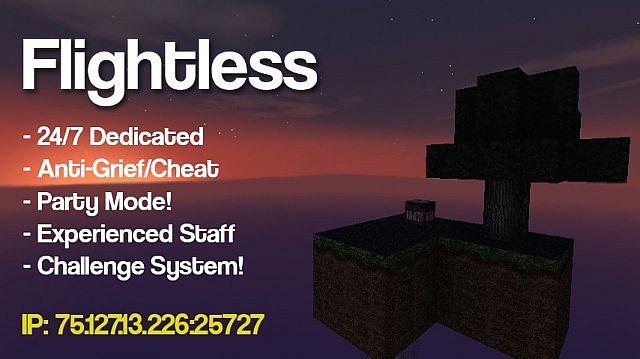 Flightless - SkyBlock Survival Minecraft Server
