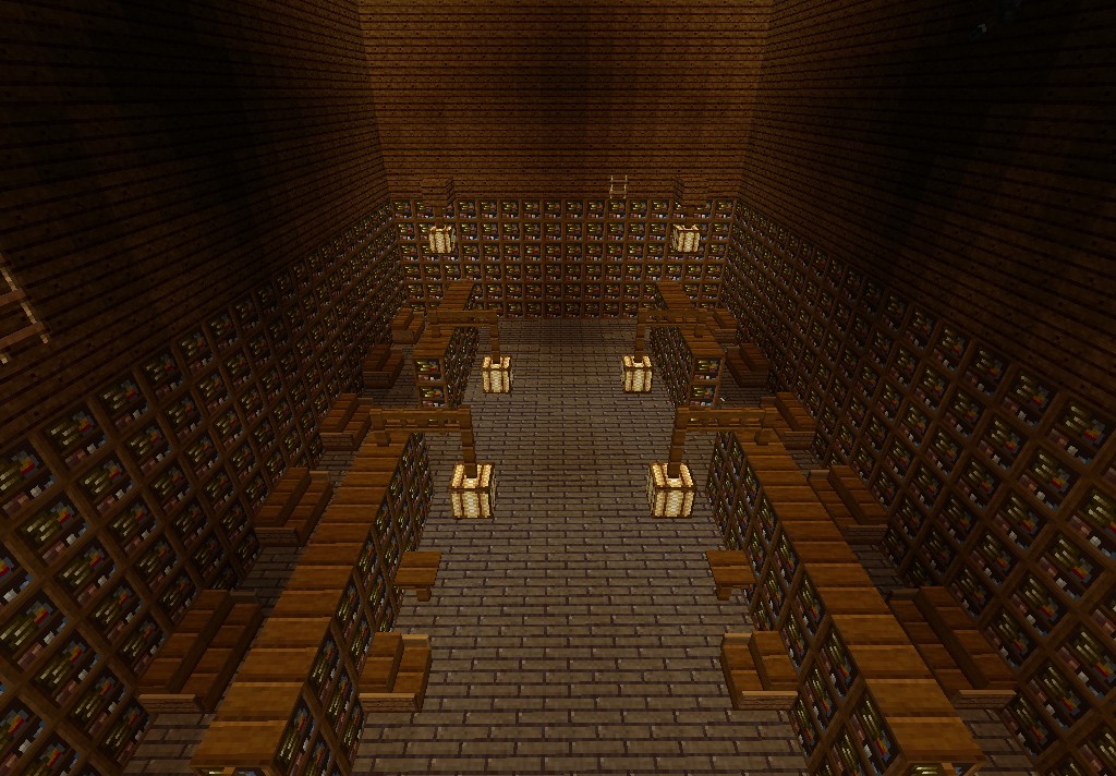 The Library [Puzzle/Parkour] Minecraft Map