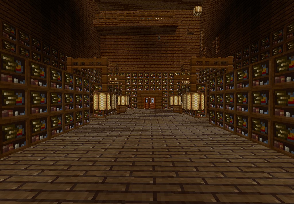The Library [Puzzle/Parkour] Minecraft Map