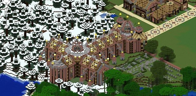 Wood & Brick Cathedral Minecraft Map