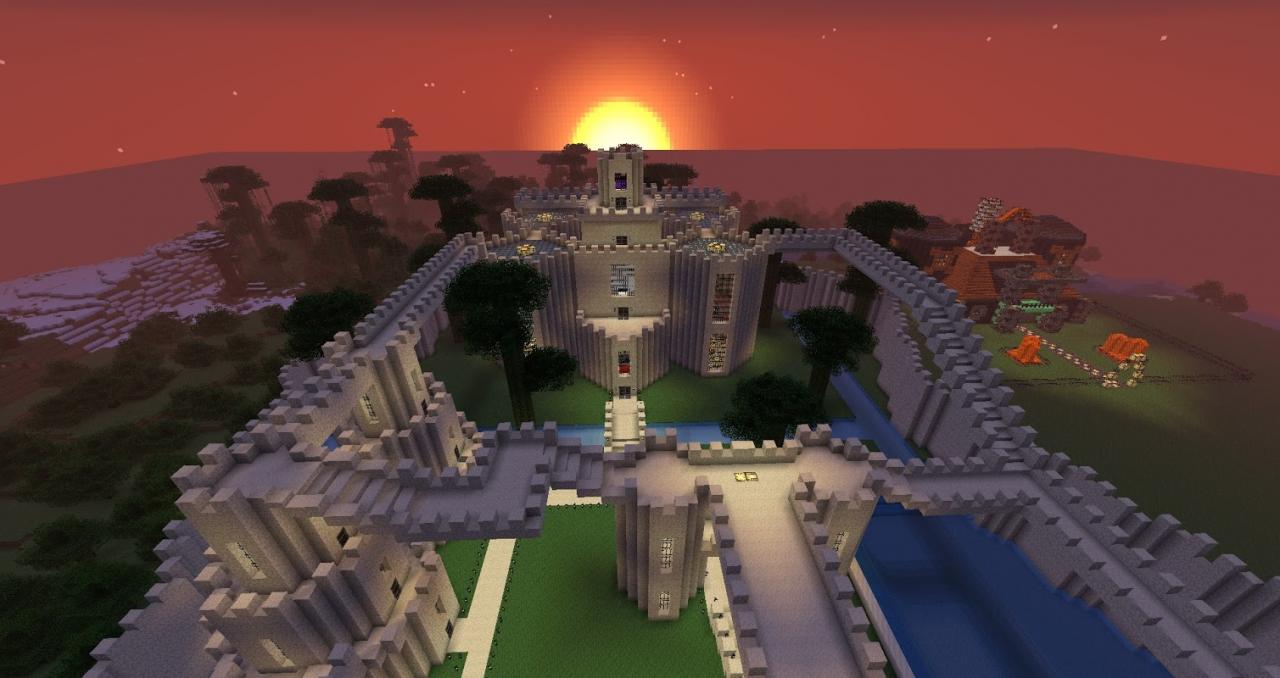 Castle Sandstone Minecraft Map