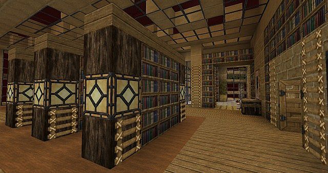 Nether Mansion (Heaven in Hell) Minecraft Map