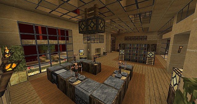 Nether Mansion (Heaven in Hell) Minecraft Map