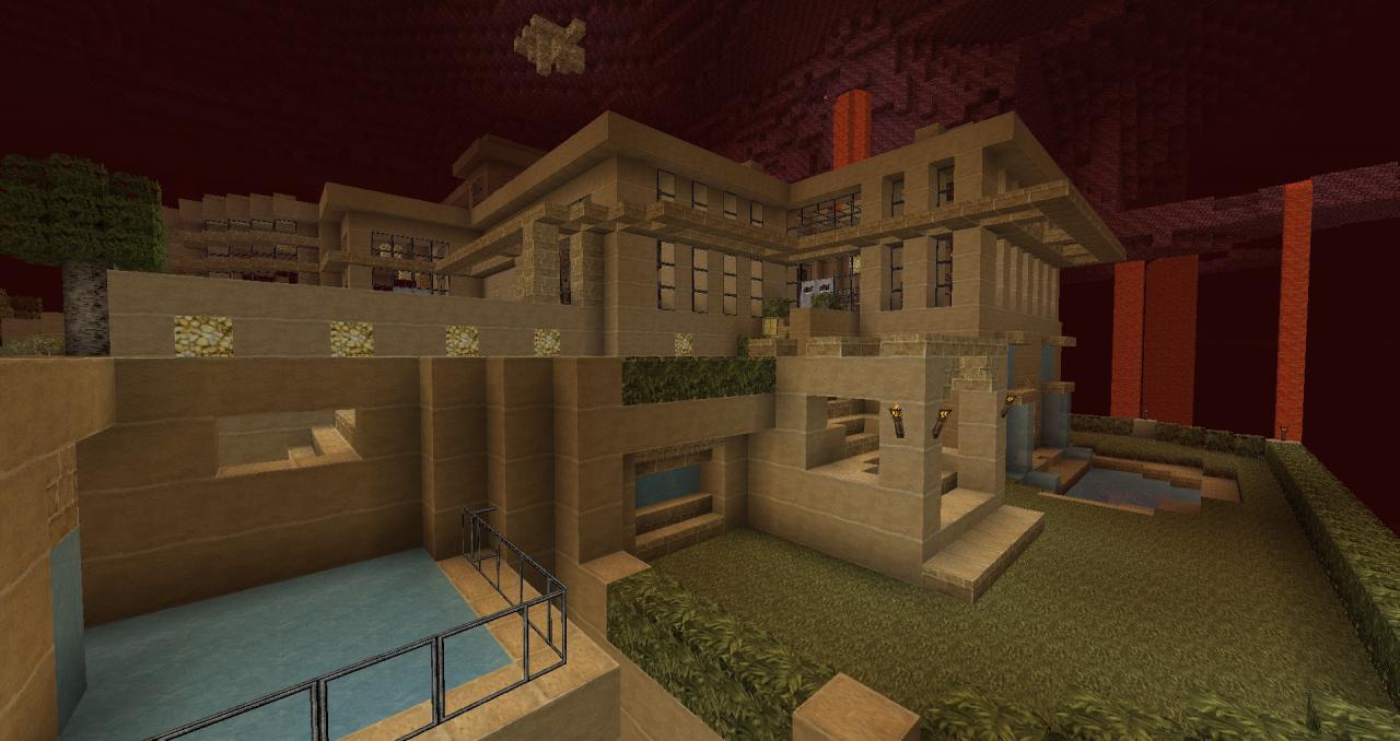 Nether Mansion (Heaven in Hell) Minecraft Map