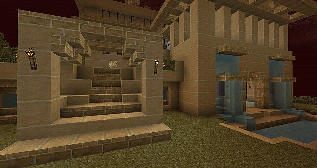 Nether Mansion (Heaven in Hell) Minecraft Map