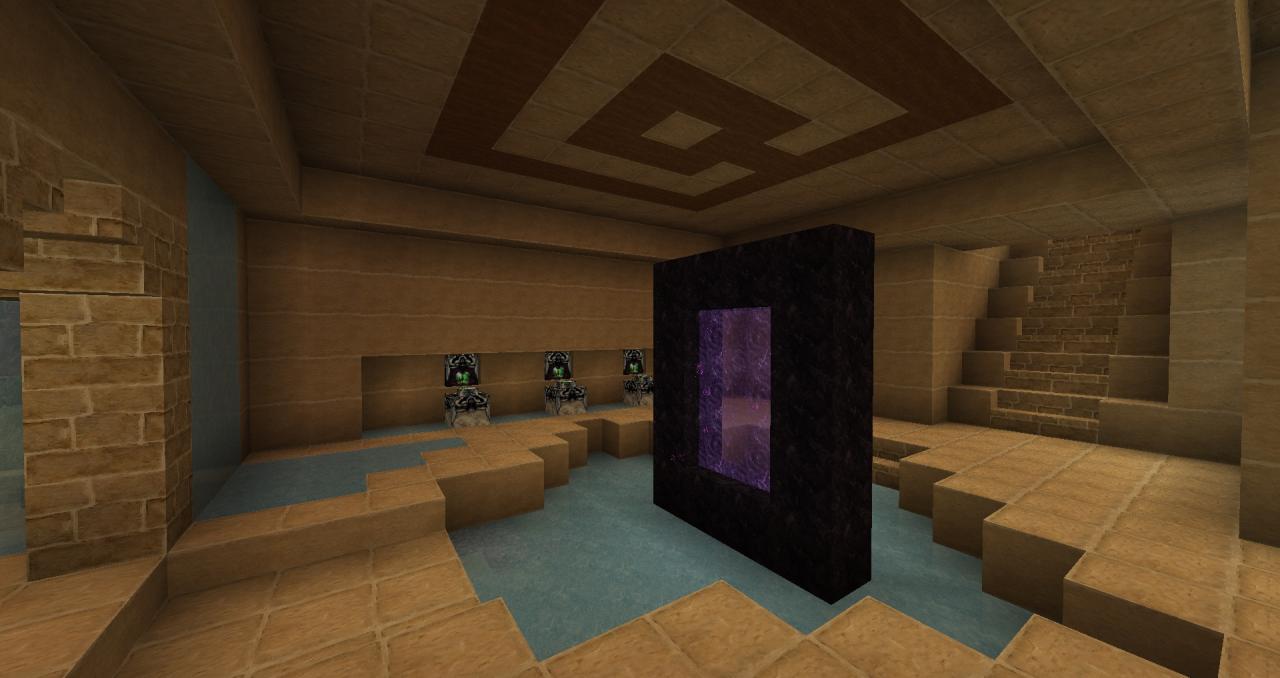 Nether Mansion (Heaven in Hell) Minecraft Map