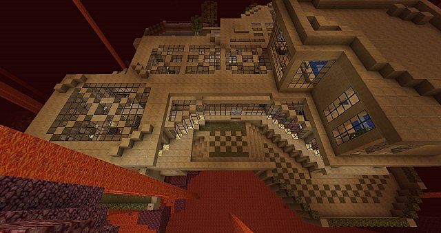 Nether Mansion (Heaven in Hell) Minecraft Map