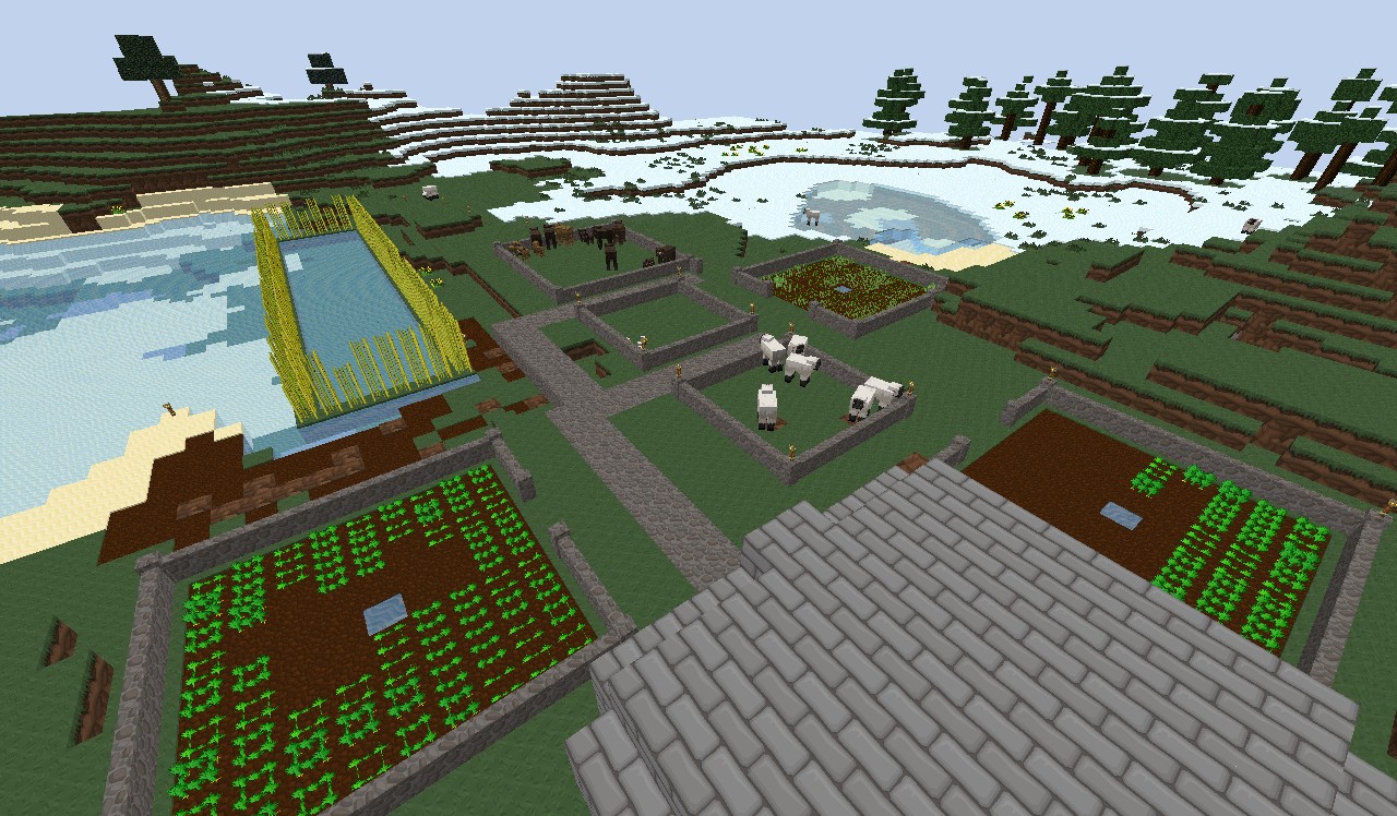 [Minecraft Challenge] Farm Evolution Minecraft Map