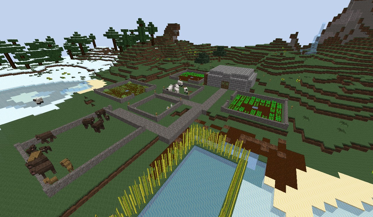 [Minecraft Challenge] Farm Evolution Minecraft Map