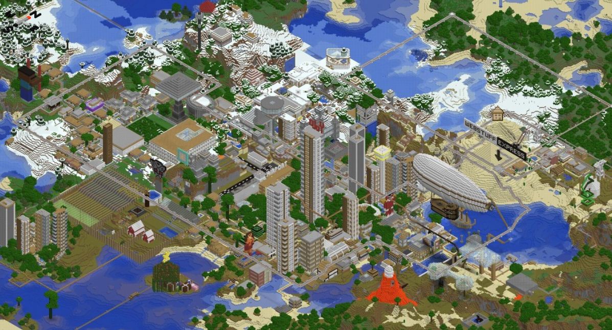 Modern City - Subway - Electrical Grid Minecraft Map