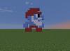 Papa Smurf (The Smurfs) Pixel Art Minecraft Map