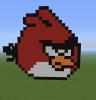 Angry Bird Pixel Art Minecraft Map