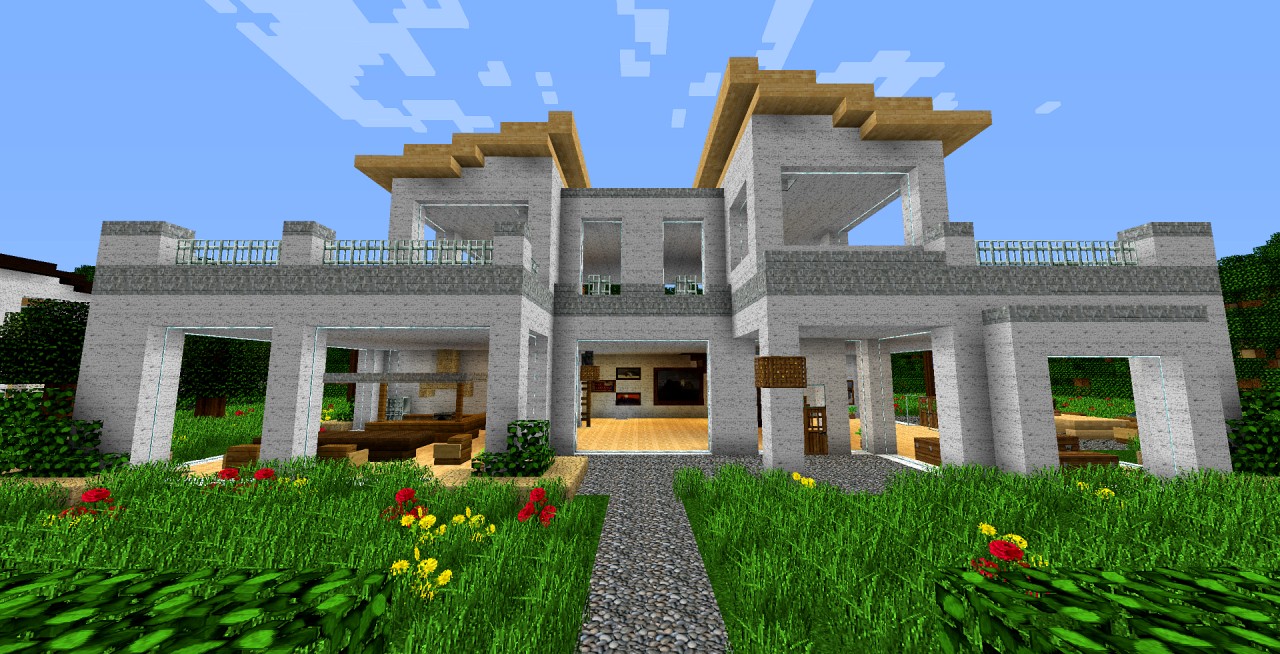Modern Houses Bundle, 10 Houses Minecraft Map