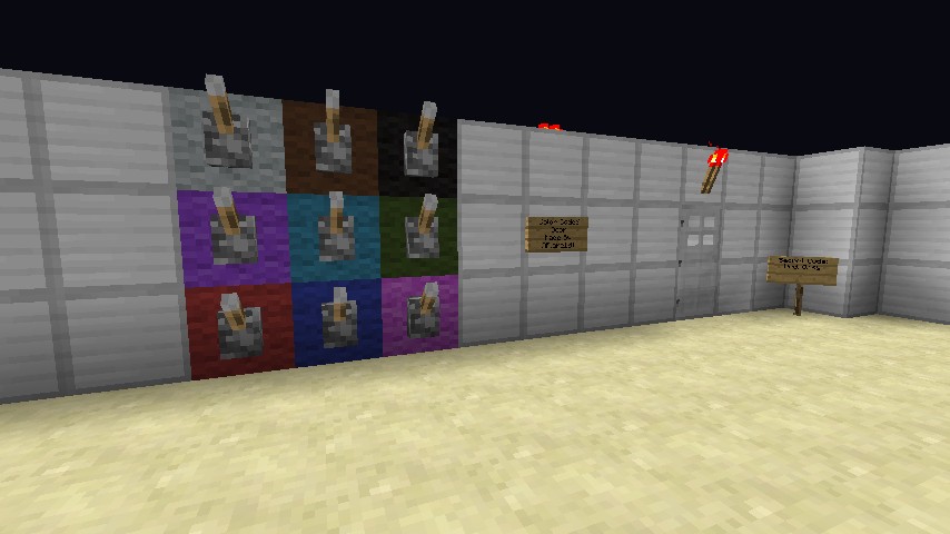 Color Coded Door [15.2] Minecraft Map