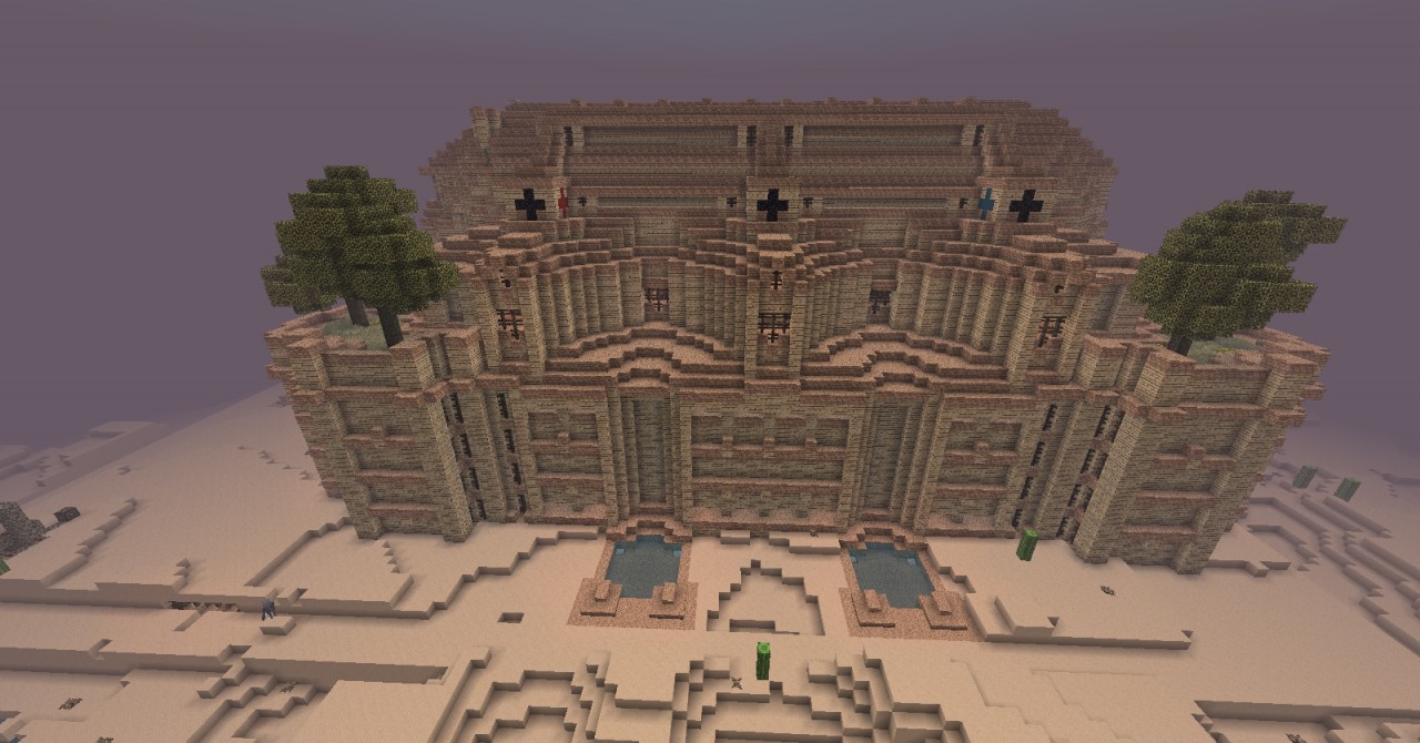 Sun and Sand Temple Minecraft Map