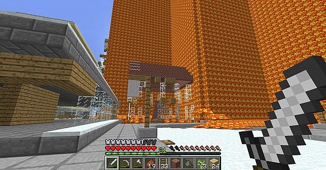 Unfinished stone house Minecraft Map