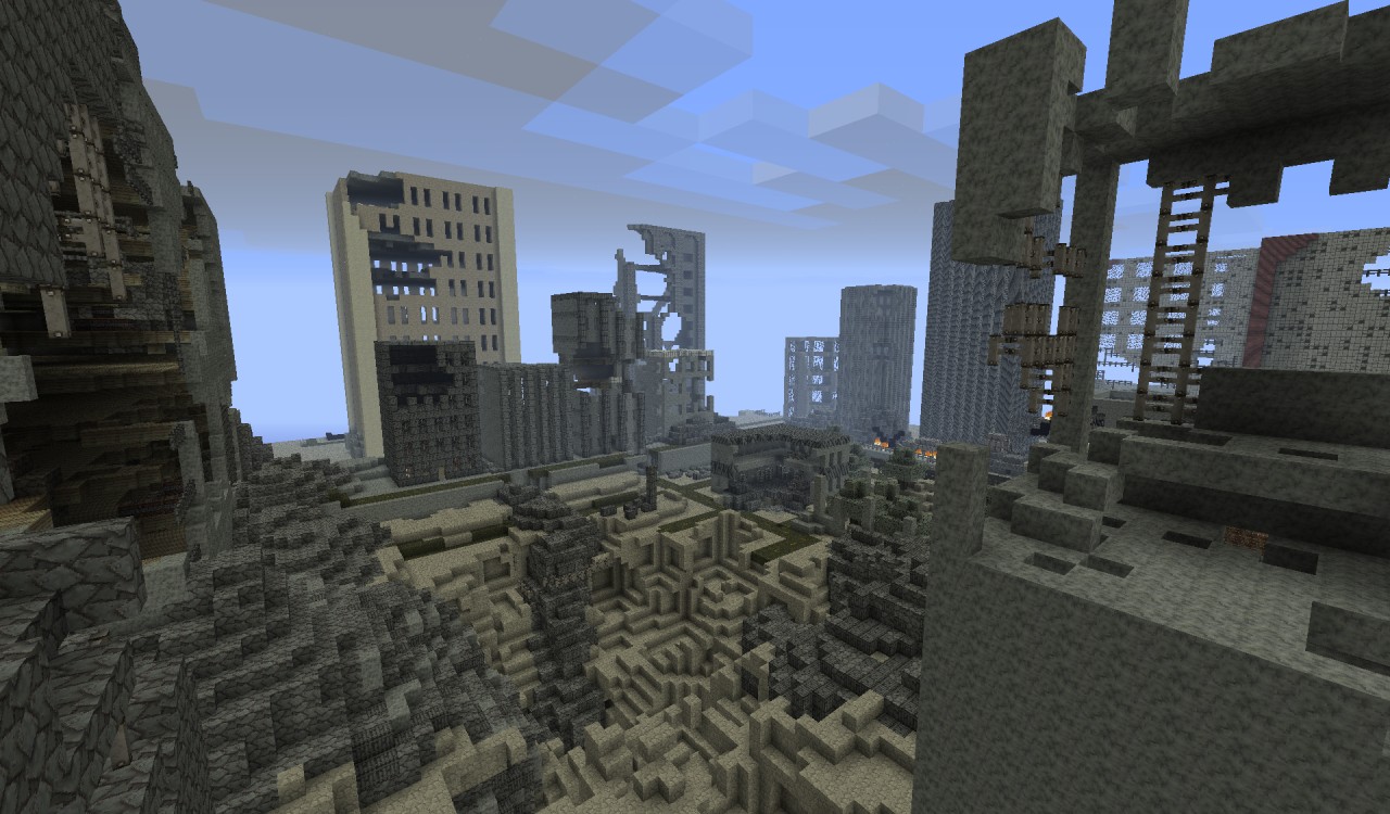 (NEED BUILDERS) FALLOUT TWIN CITIES (ADVENTURE MAP Minecraft Map