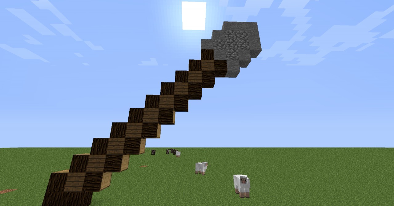 Pixel Art 7: Stone Shovel Minecraft Project