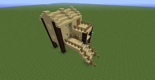 How to build a cosy Chalet Minecraft Map