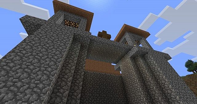 Church with Graveyard and Mausoleum Minecraft Map