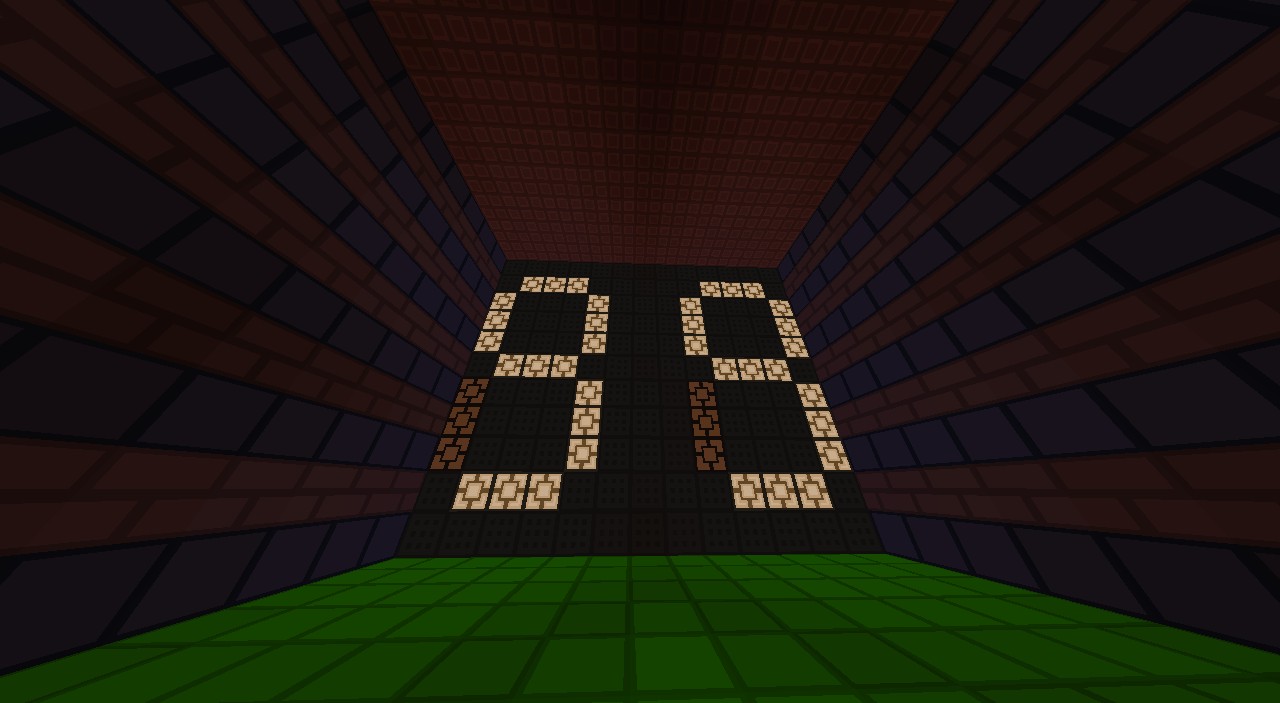 Redstone 99 Second Countdown Clock Minecraft Map