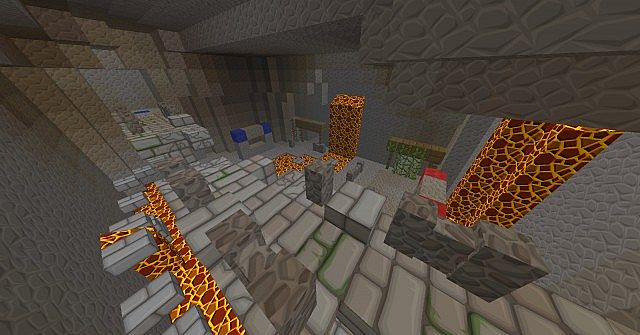 cave pvp Minecraft Map