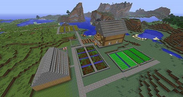 Complete Farm House Minecraft Map