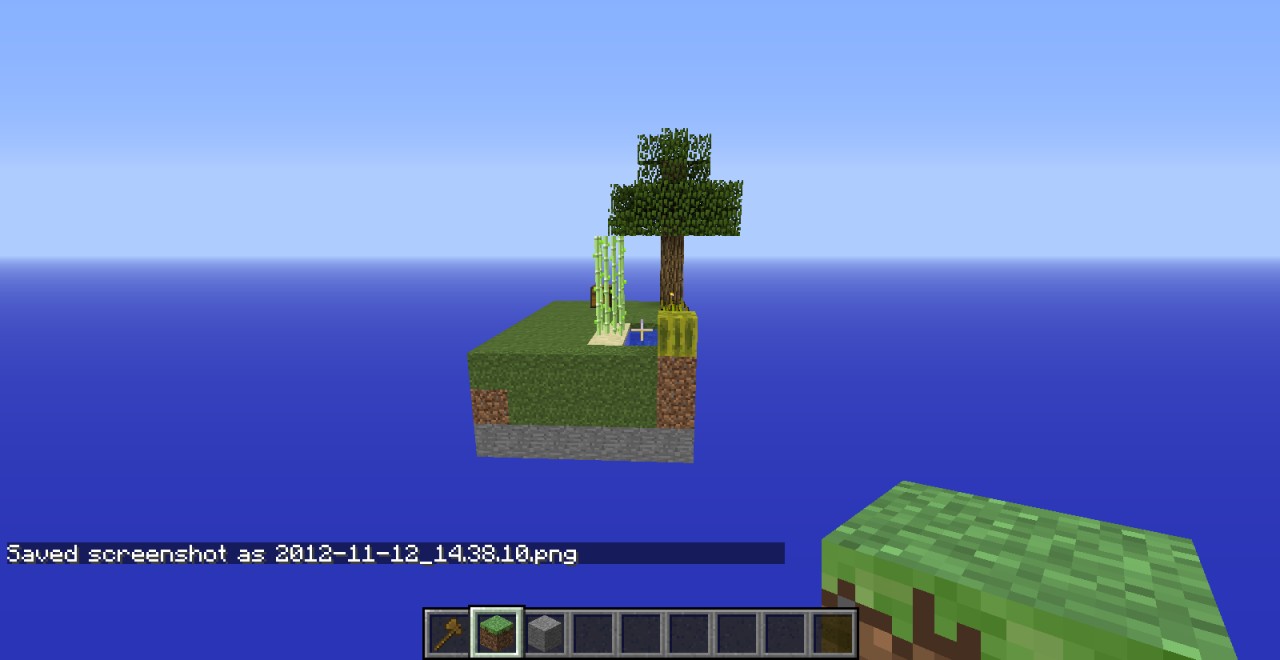 Skyblock survival Minecraft Map