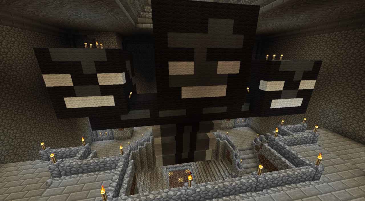 Timelapse Wither Temple Minecraft Map