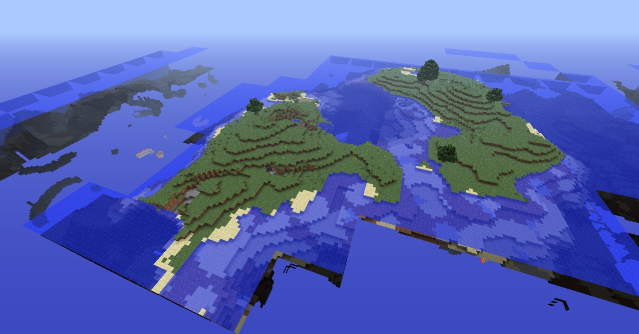 Two Island Survival Island(BEST SURVIVAL ISLAND MAP YET!) Minecraft Map