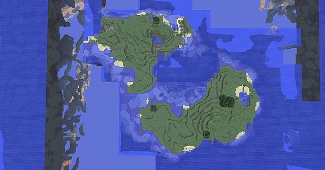 Two Island Survival Island(BEST SURVIVAL ISLAND MAP YET!) Minecraft Map