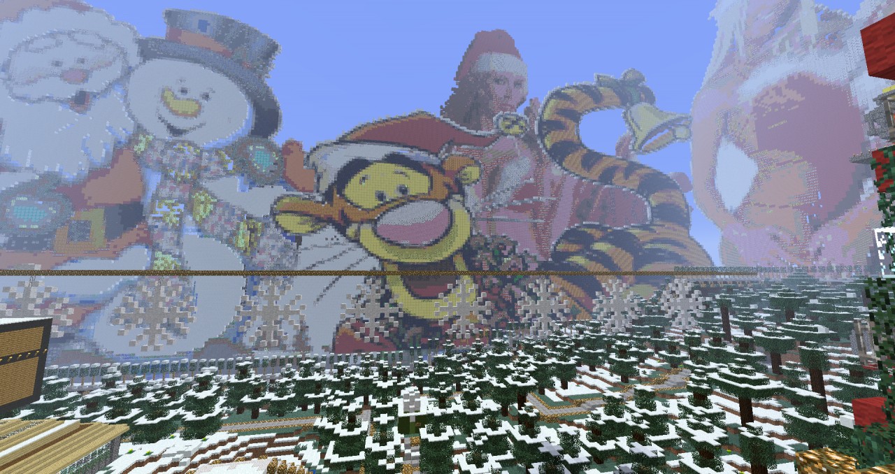 Advent Area Christmas Time Minecraft Map