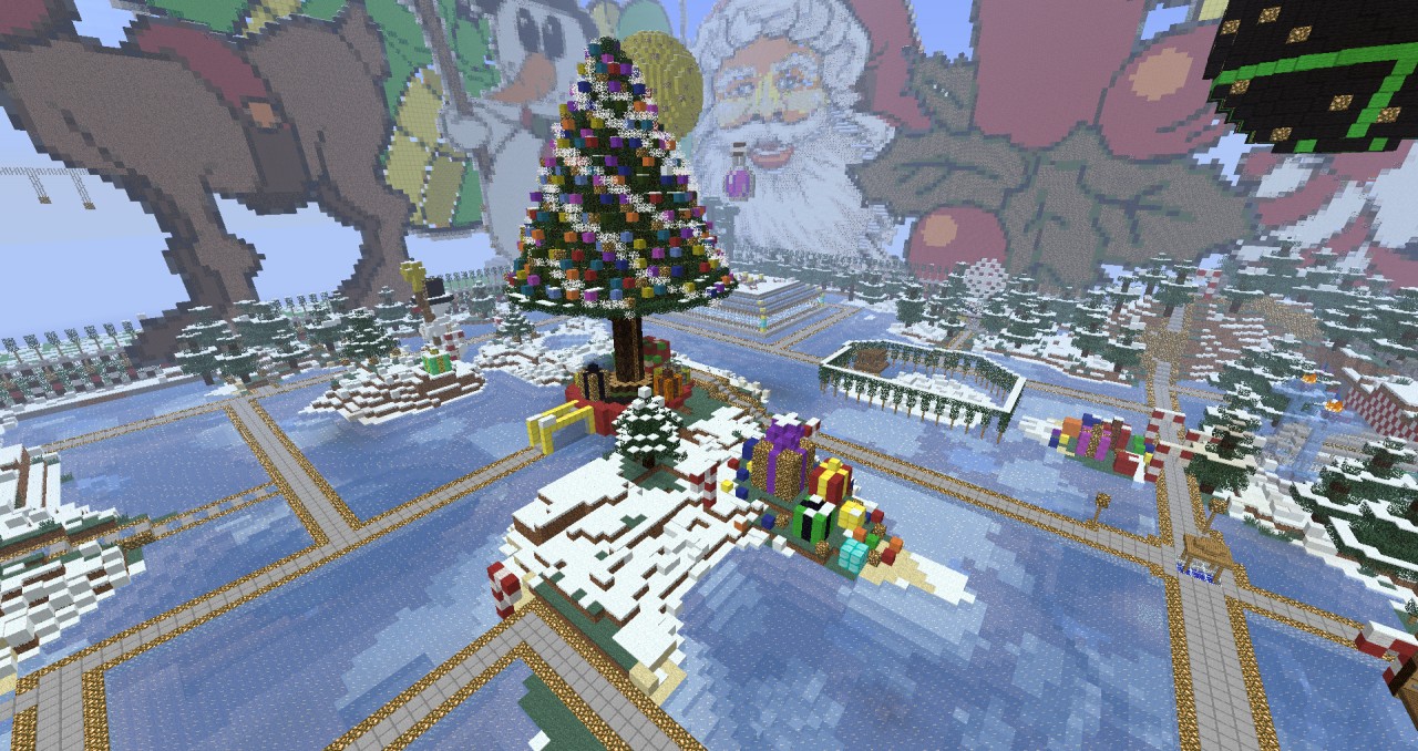 Advent Area Christmas Time Minecraft Map