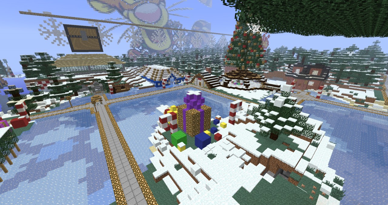 Advent Area Christmas Time Minecraft Map