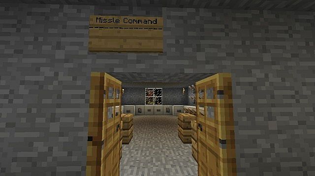 Nuclear Missle Bunker + Missle Silo (Added Video) Minecraft Map