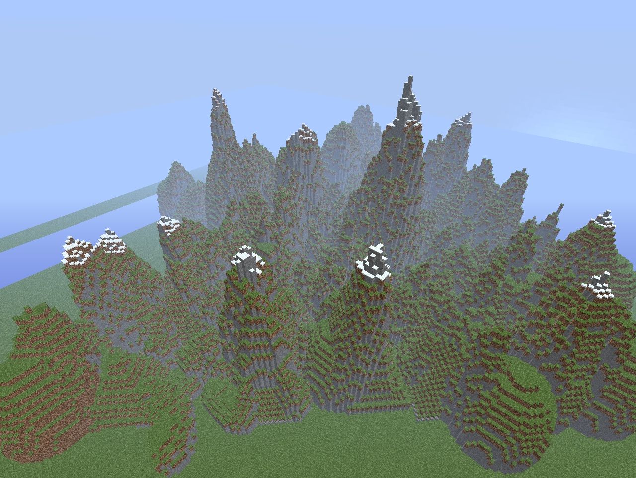 Mountain Range (Small) Minecraft Map