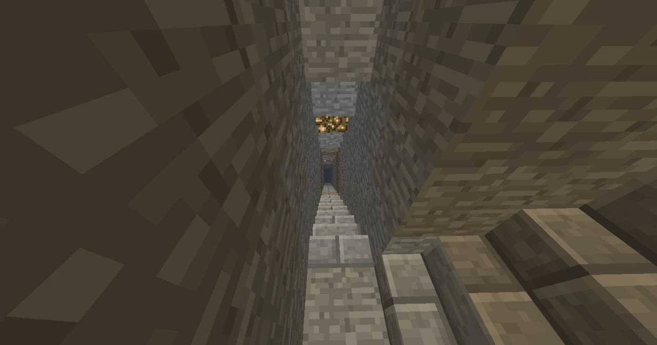 stone flatland house Minecraft Map